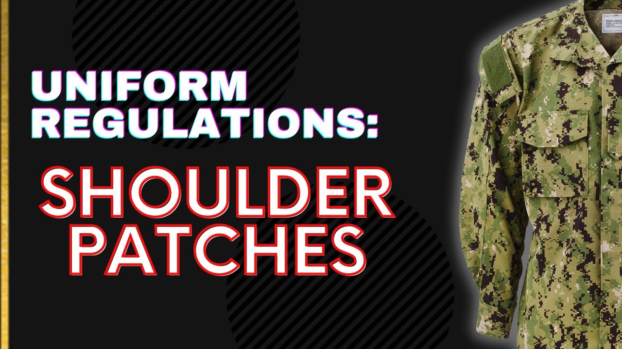 Shoulder Patches | US Navy Uniform Regulations