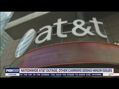 No cell service? Nationwide AT&T outage