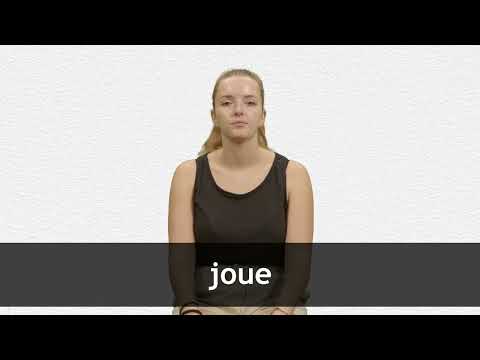 How to pronounce JOUE in French