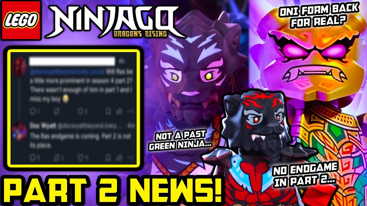 SHOCKING Ras/Zarkar/Lloyd News! 😅 Ninjago Writer Drops HUGE Dragons Rising Season 4 Part 2 News!