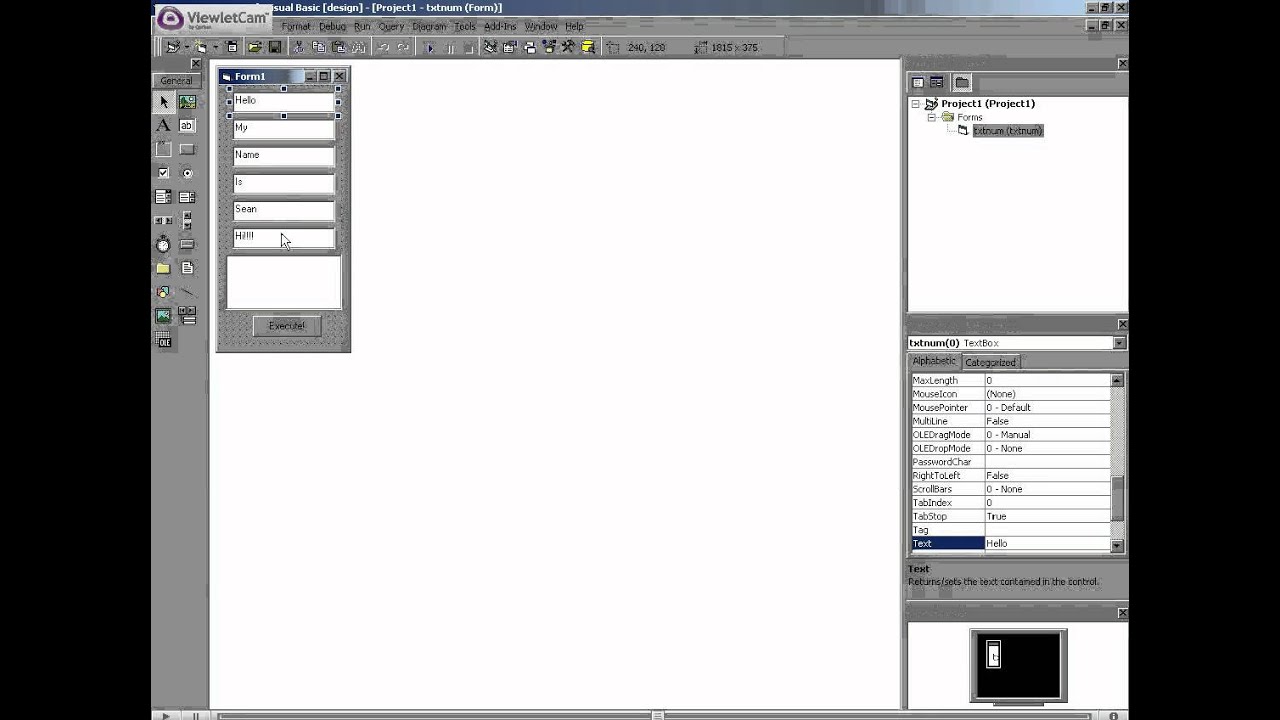 Visual Basic (VB) Tutorial - 5.6 - Object Controls [TutorialGenius.com]