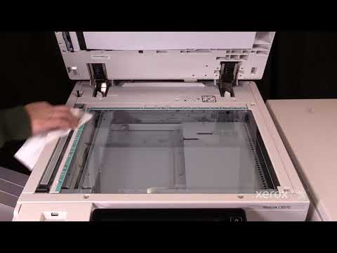 Xerox® AltaLink® C8070 Family Cleaning the CVT Glass No Audio