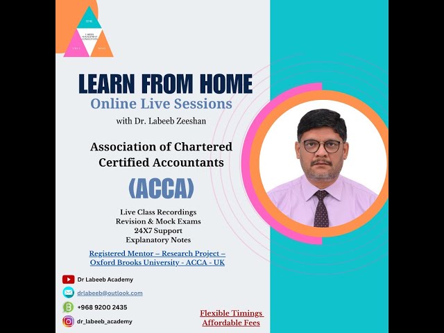 Understanding the Conceptual Framework in ACCA SBR: A Comprehensive ...