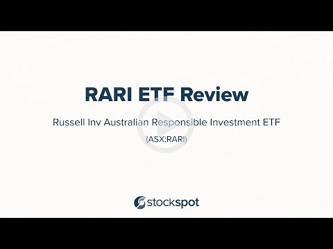 Stockspot Review RARI ETF (Russell Inv Australian Responsible Investment ETF)