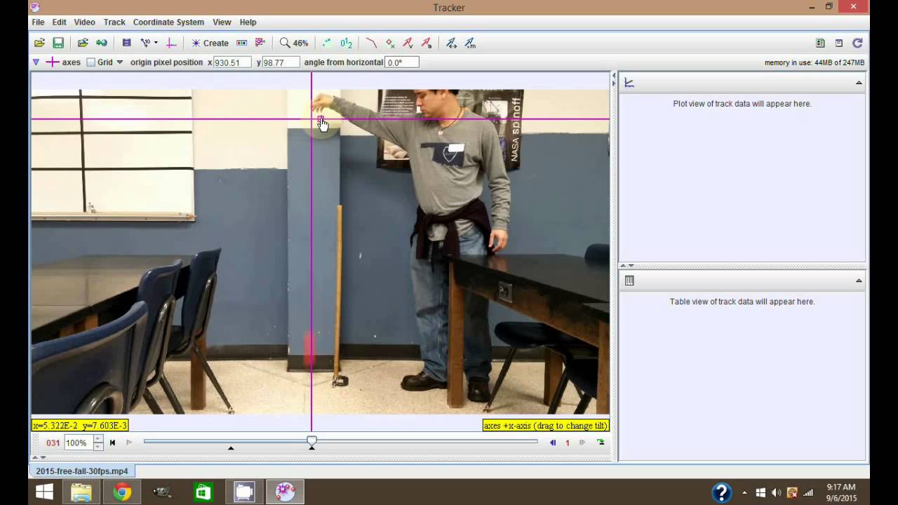 Using Tracker - Manual Tracks