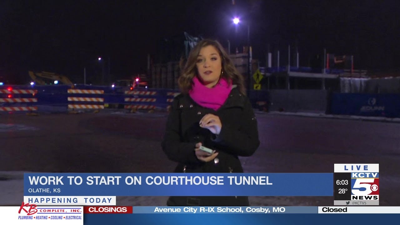 Olathe courthouse tunnel construction begins