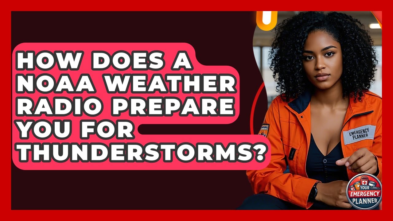 How Does A NOAA Weather Radio Prepare You For Thunderstorms? - Your Emergency Planner
