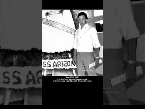HAPPY MEMORIAL DAY. Elvis, his father Vernon, Elvis entourage, visited the USS Arizona Memorial.