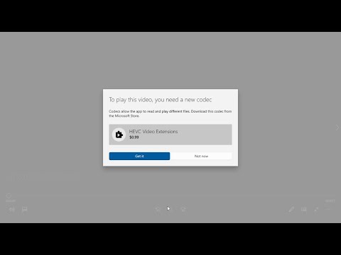 Install Free HEVC Codecs On Windows 10 For H.265 Video