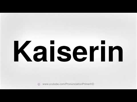 HOW TO PRONOUNCE KAISER