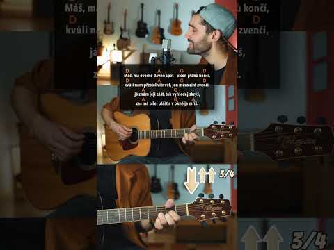 Zahrajte si se mnou BLÁZNOVO UKOLÉBAVKU 🎸 #shorts #kytara #pisnicky #hudba #zpěv #guitar #music