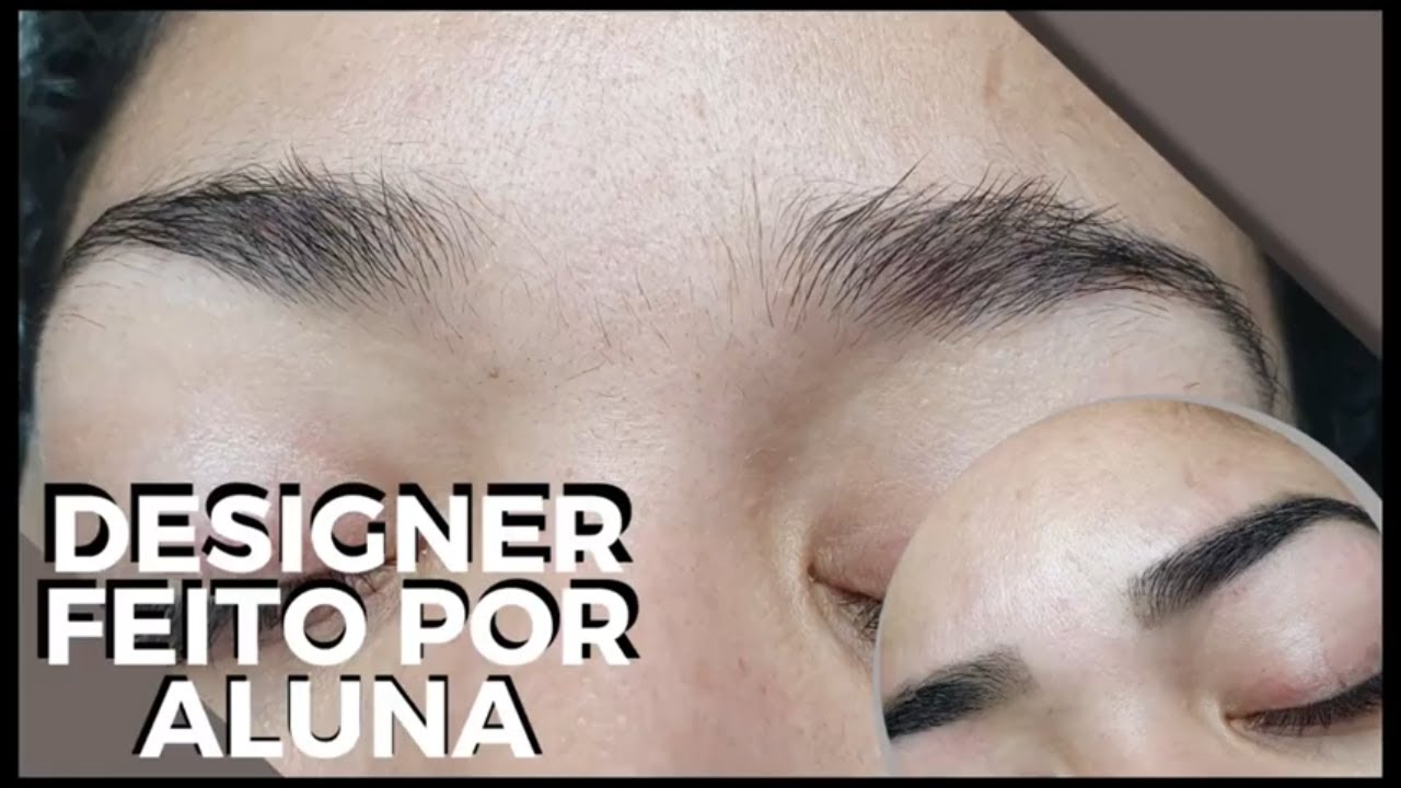 Design de Sobrancelha Passo a Passo - Designer Feito por Aluna do Curso vem aprender também