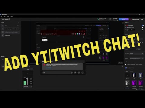 Add Twitch/Youtube Chat to Meld Studio EASY!