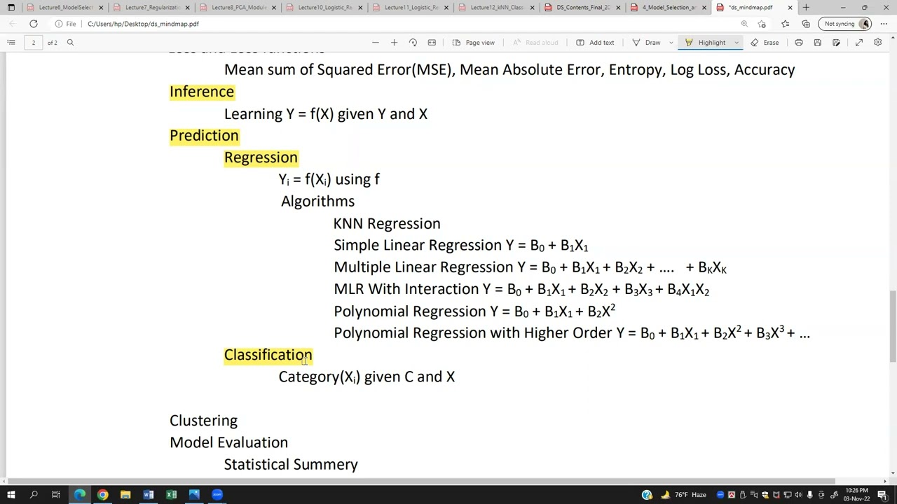 5. Data Science - mindmap