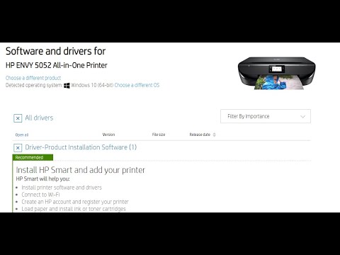 Hp smart app for HP Envy 5052 printer setup | Steps for driver download, wireless install