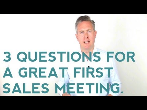 The 3 Most Powerful Sales Questions Ever Video Lecture - B2B Sales ...