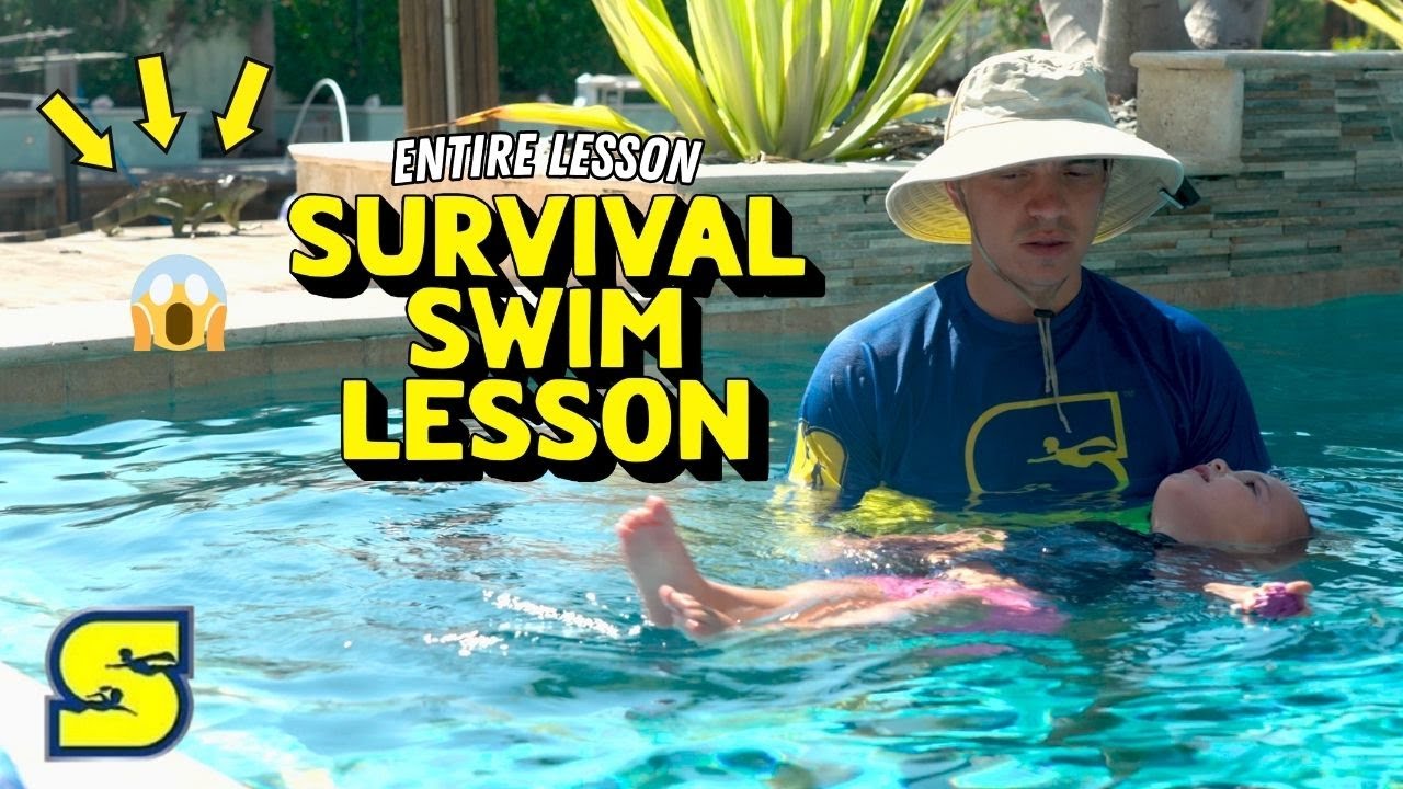 FULL Swim Lesson with a 2-Year-Old Prodigy | Survival Skills, Flip & Float, and Child-Led Teaching