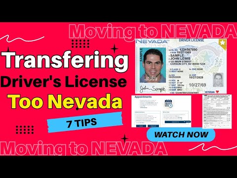 How to transfer your Driver's license to Nevada (moving from NJ to Las Vegas)