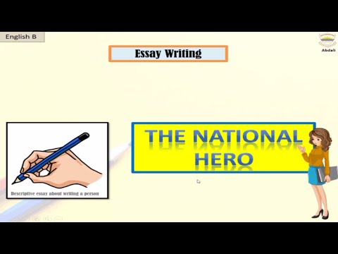 Essay Writing | The National Hero | How to write an essay | Primary Section
