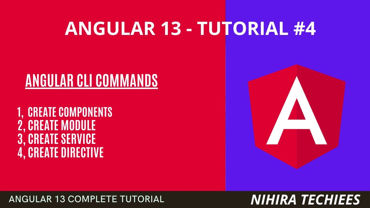 Angular CLI and Commands | Angular 13 tutorial #4