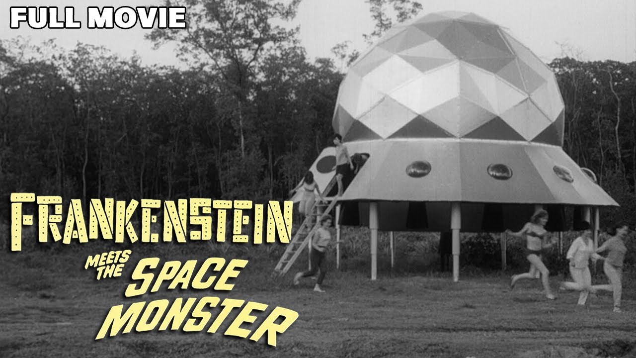 Frankenstein Meets The Space Monster | FULL MOVIE | B&W Horror Sci-Fi WTF