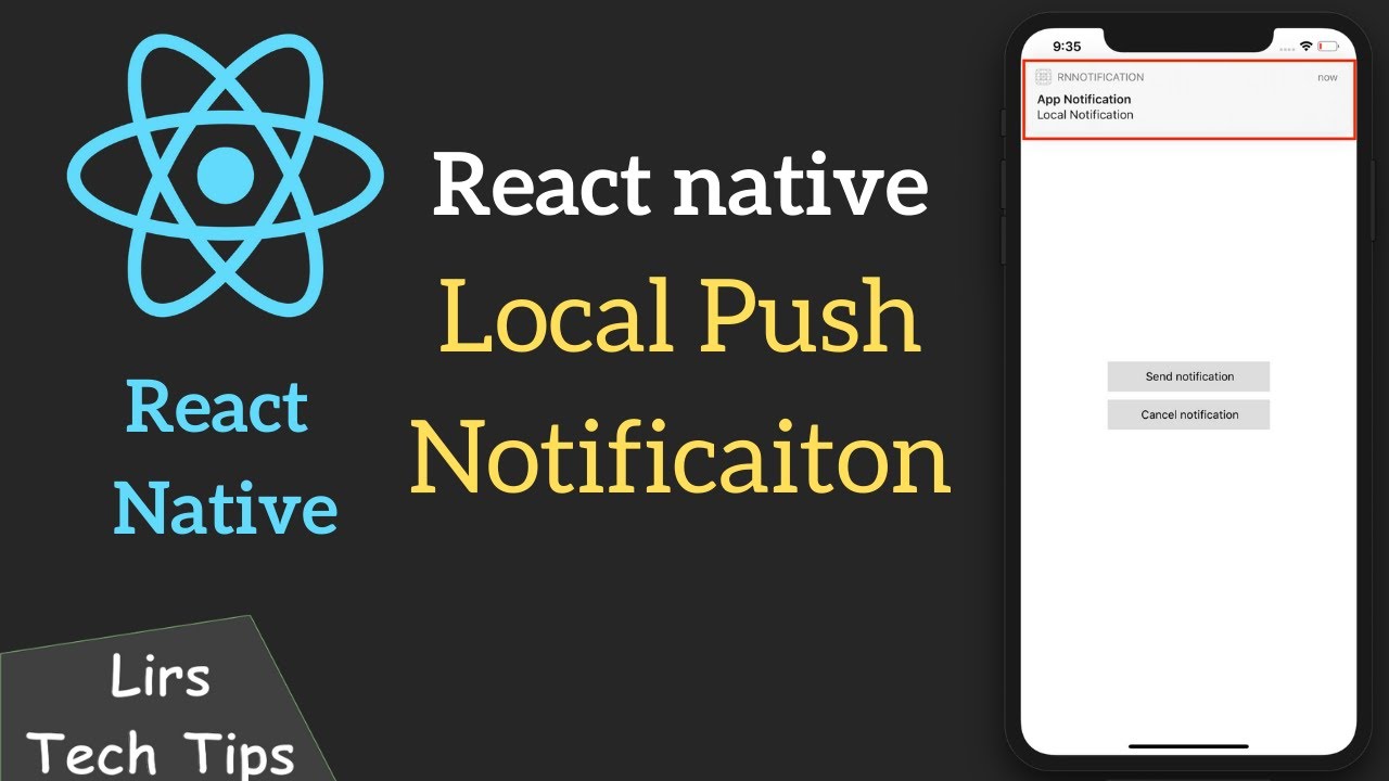 React Native #18: Local Push Notification