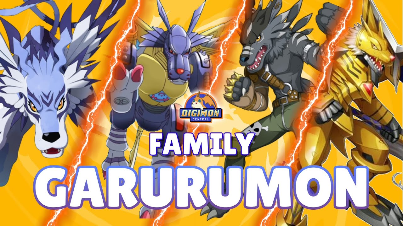 Garurumon All Forms