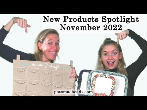 Product Spotlight - Advent Calendar, New BOIB Fabrics, Wooden Forms - by PotomacBeads