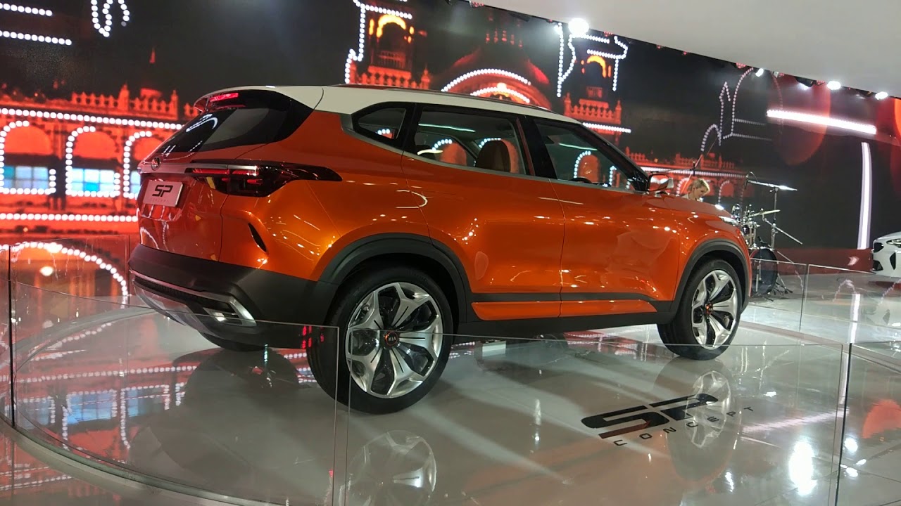KIA SP Concepts Car in Indian Aut Expo 2018