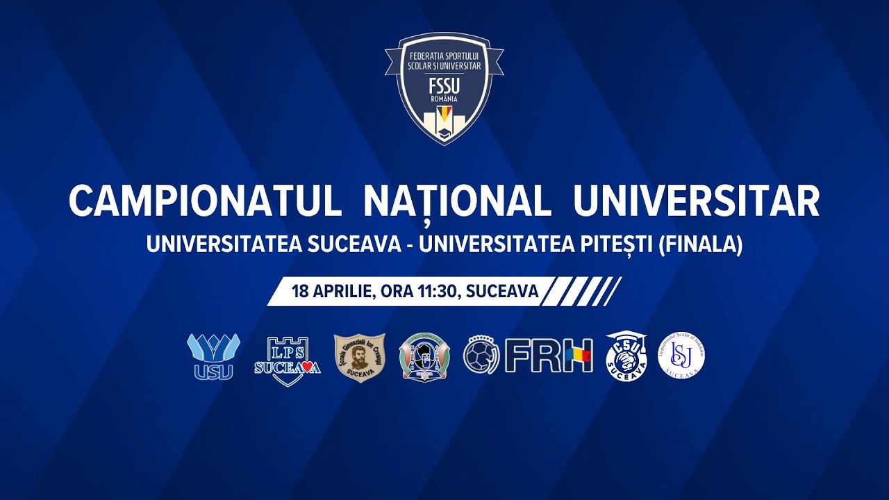 LIVE | Univ. Suceava - Univ. Pitești (finala Campionatului Național Universitar)