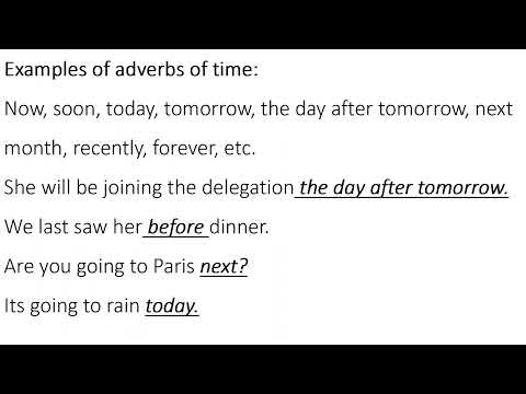TYPES OF ADVERB