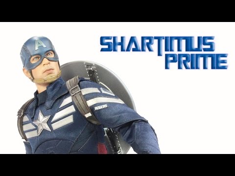 Hot Toys Captain America Stealth STRIKE MMS 242 The Winter Soldier Movie 1:6 Scale Action Figure Rev