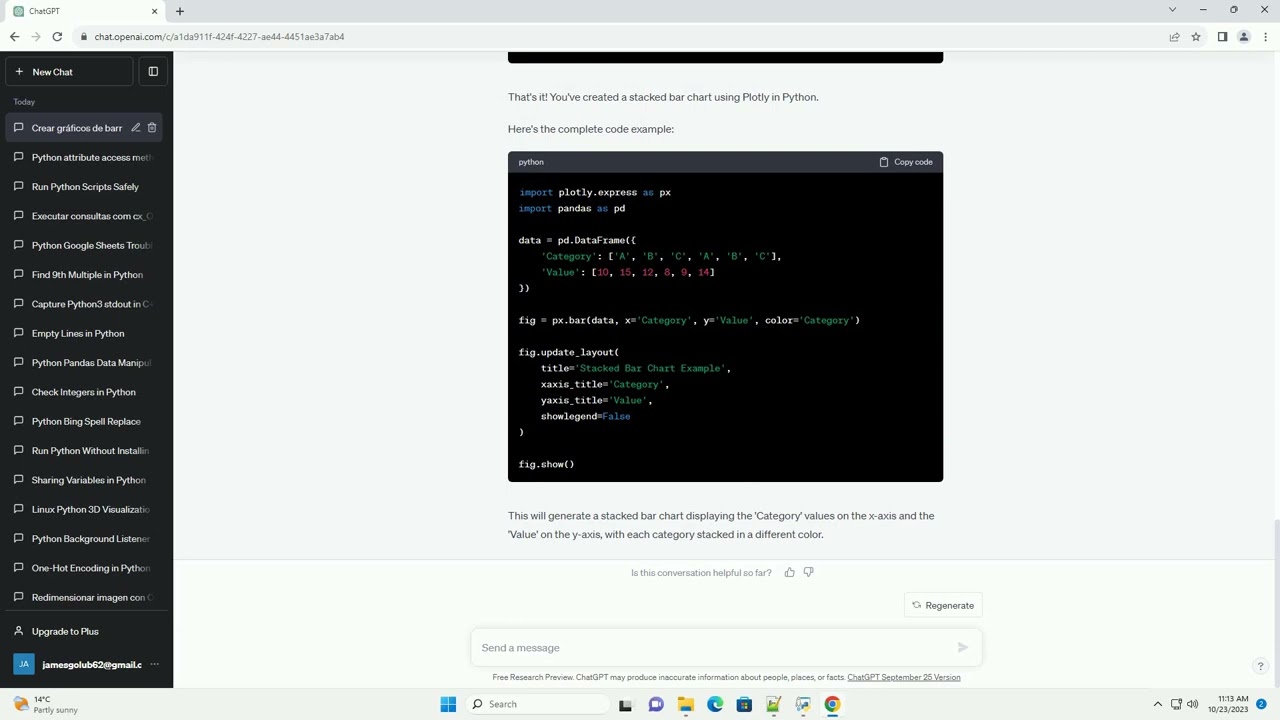 How to get stacked bars in python plotly