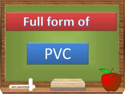 Full form of PVC