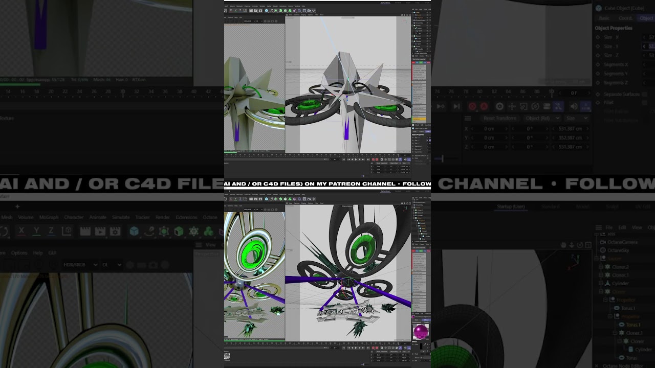 Designing an Abstract Y2K Poster