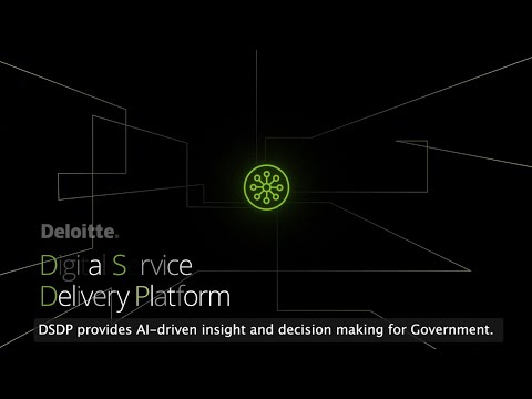 Deloitte's Digital Service Delivery Platform | Artificial Intelligence with open captions