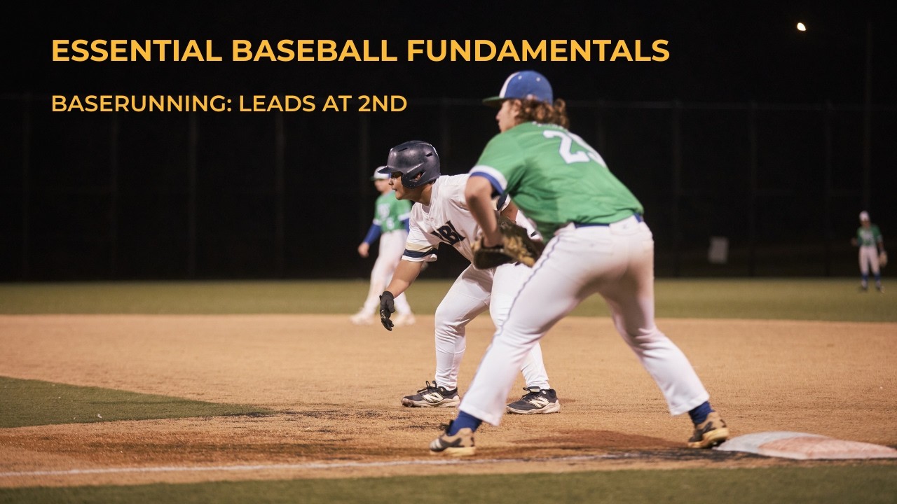 Baserunning: Leads at 2nd Base | Essential Baseball Fundamentals