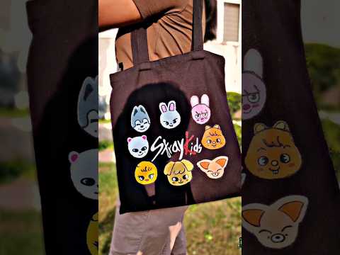 Leebit on tote bag | ππ#straykids #skzoo #skz #leebit #leeknow #leeminho #artandcraft #totebag