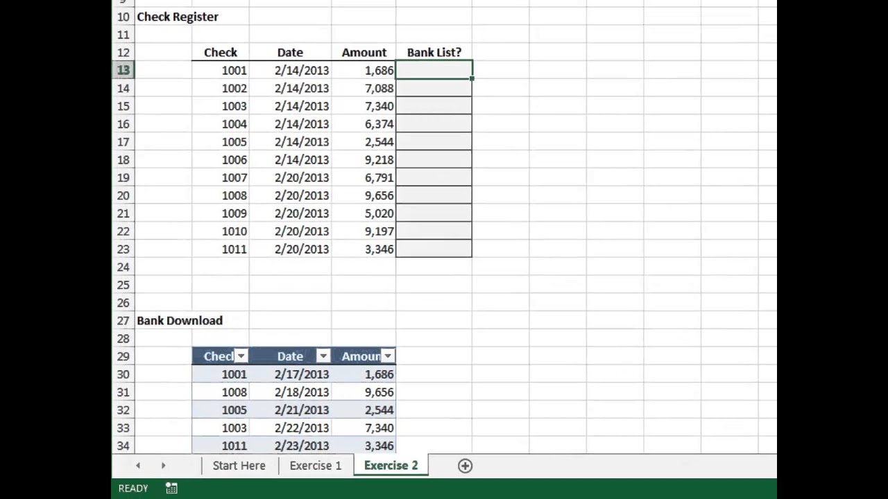 Excel University Volume 2 - Chapter 12 The ISERROR Function - Solutions