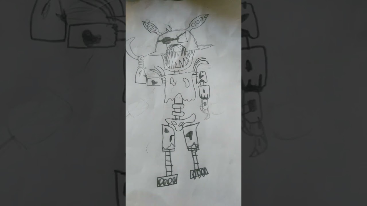 drawing Grimm foxy 🎃 🦊