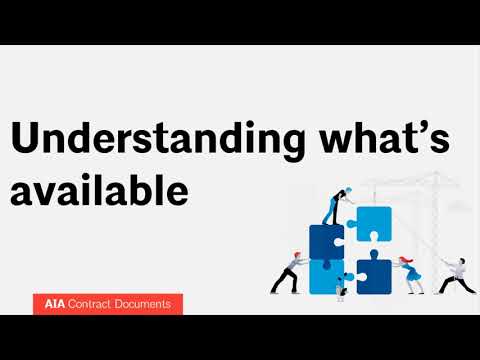 AIA Contract Document Basics: Understanding What's Available