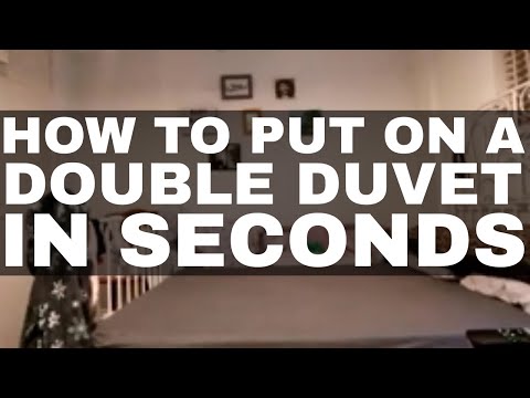 How To Put On A Double Duvet In Seconds… | LamStock