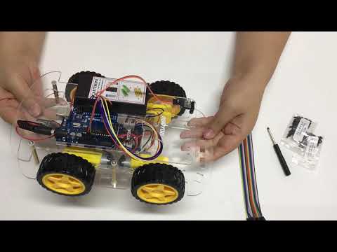 OSOYOO Robot Car Kit V2.0 for Arduino lesson 2: IR Remote Control Robot Car