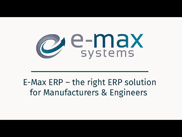 E-Max ERP Pricing, Features & Reviews 2022 - Free Demo