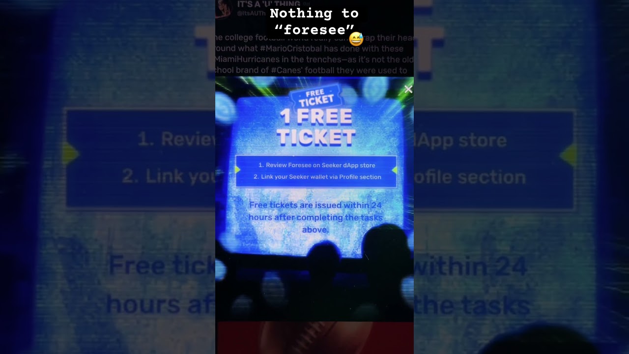 Update - foresee dApp