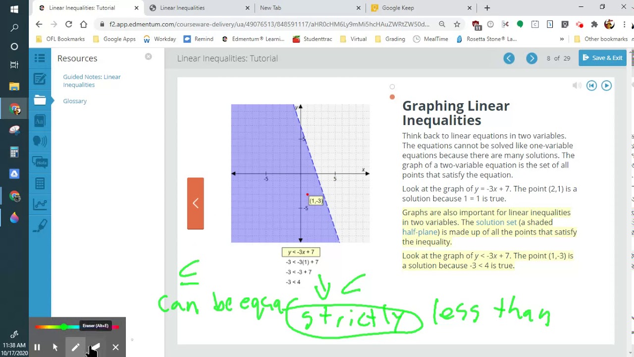 Module 5 Linear Inequalities | Algebra 1 Unit 4