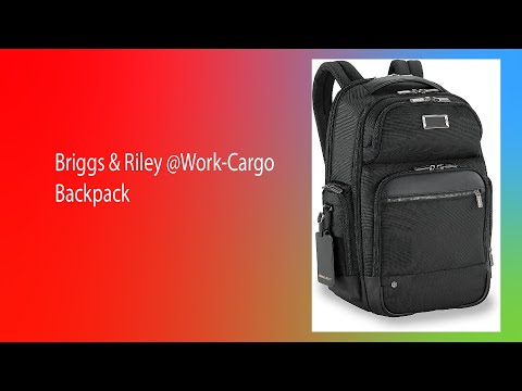 #Backpack#Briggs & Riley @ Work Cargo Backpack,