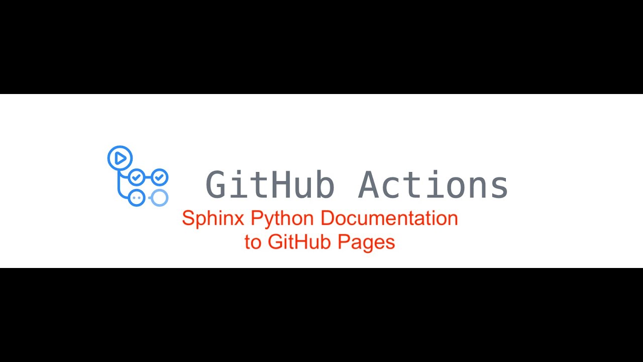 GitHub Action: Sphinx documentation