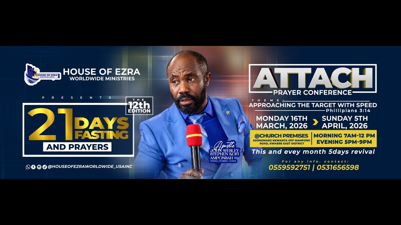 THE 12TH EDITION OF ATTACH PRAYER CONF. 26.FINAL WEEK [EASTER CONV] GOOD FRIDAY MORNING  || 03 04 26