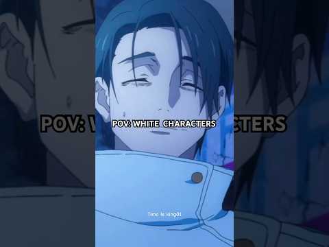 White Characters☠️ #anime